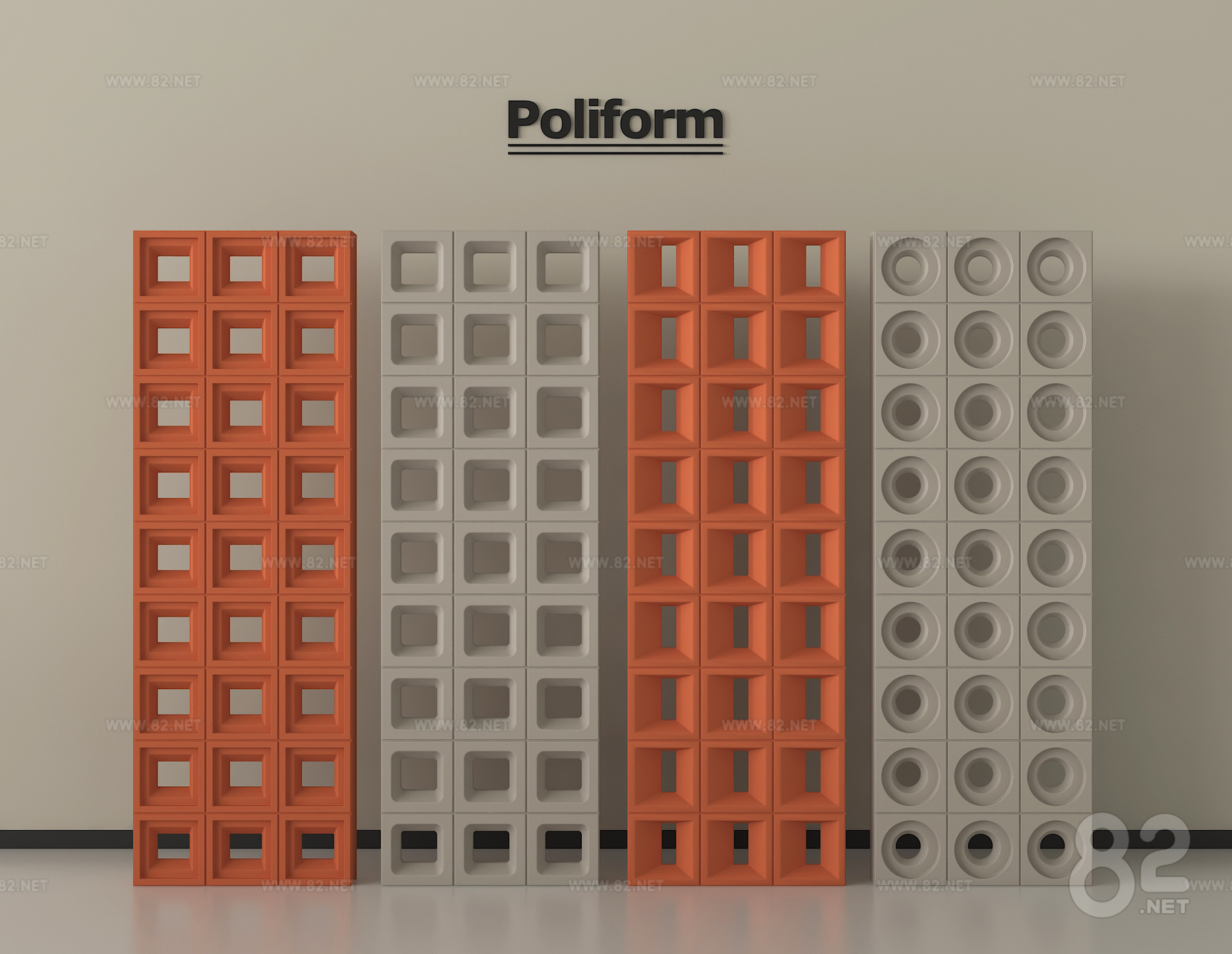 Modern partition cement brick partition red brick hollow brick hollow ...