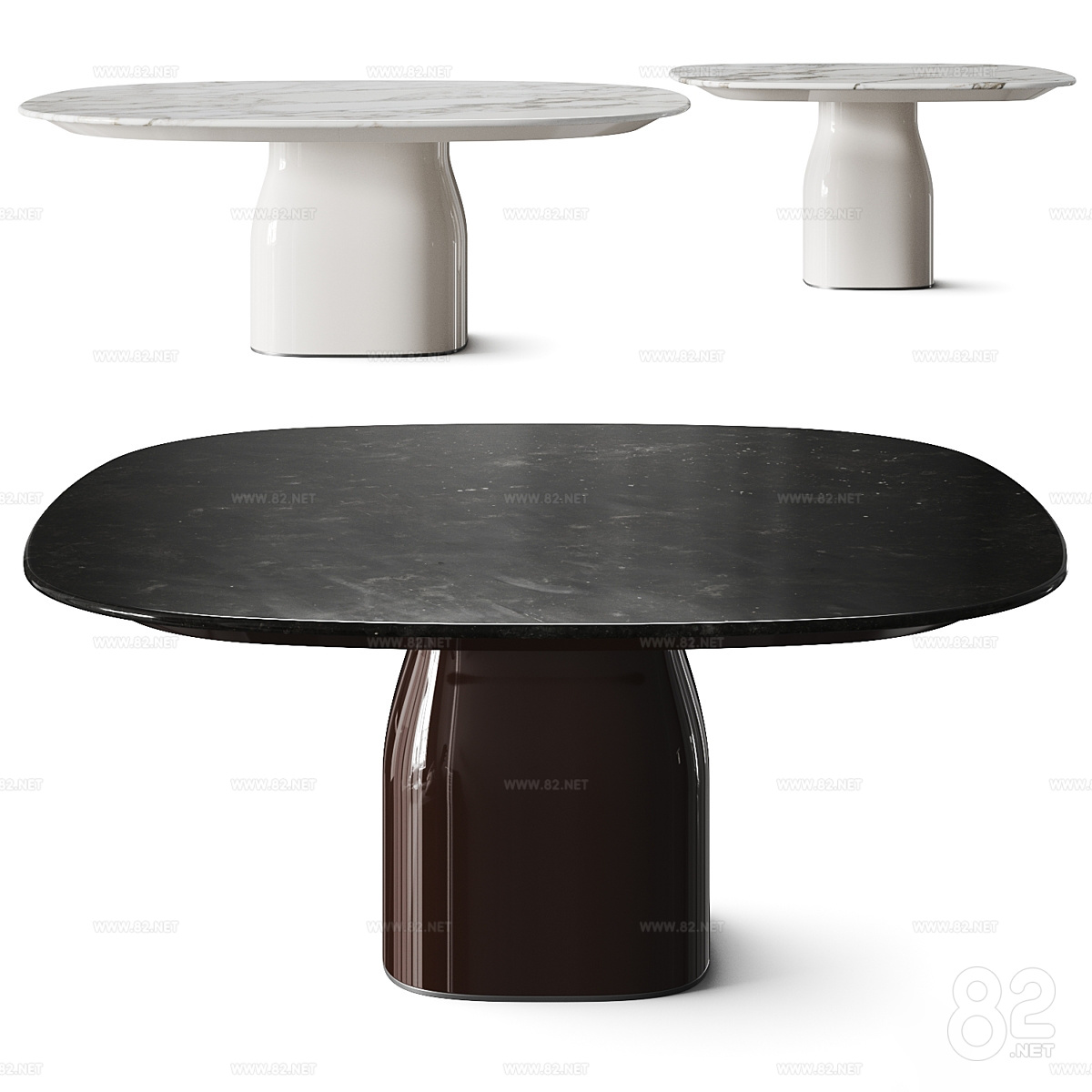 Minotti modern marble dining table download | 3Ds Max(.max) - 82Models