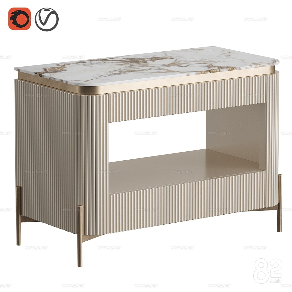 Bedside table IRIS download | 3Ds Max(.max) - 82Models