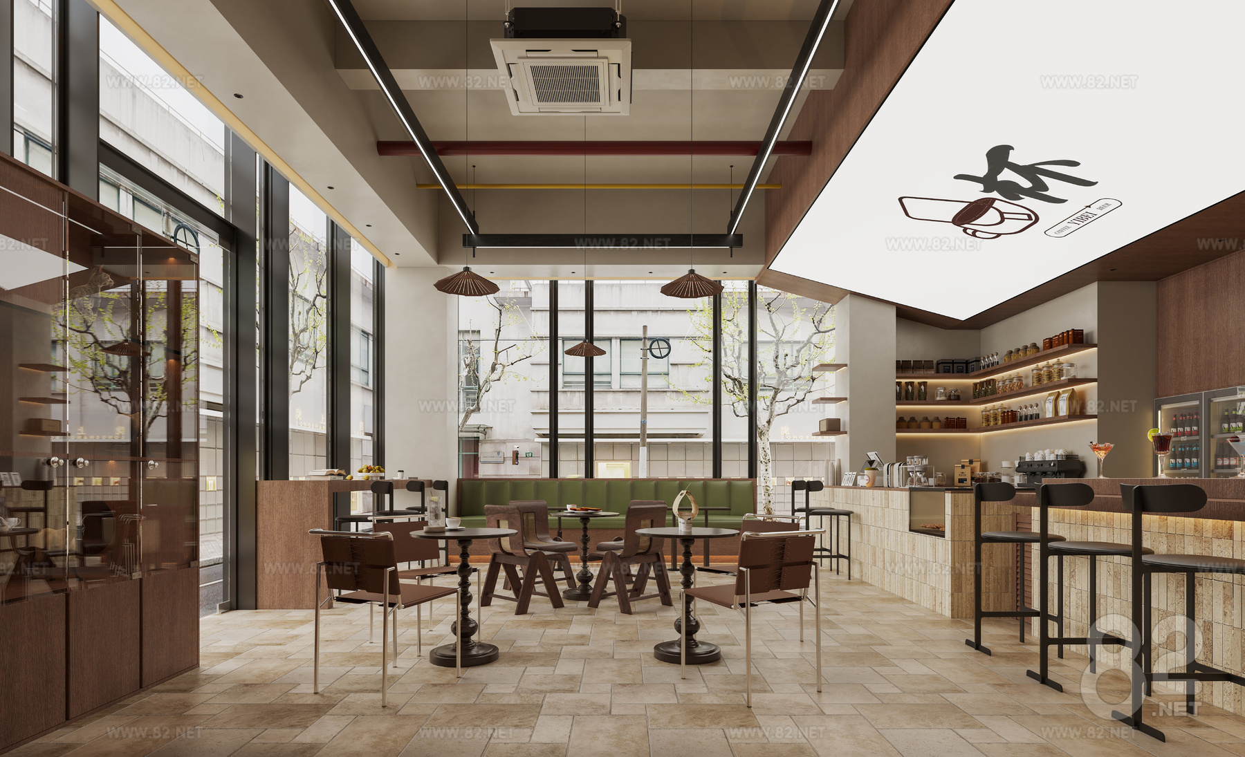 Middle Ancient Coffee Shop download Sketchup Model | SketchUp(.skp ...