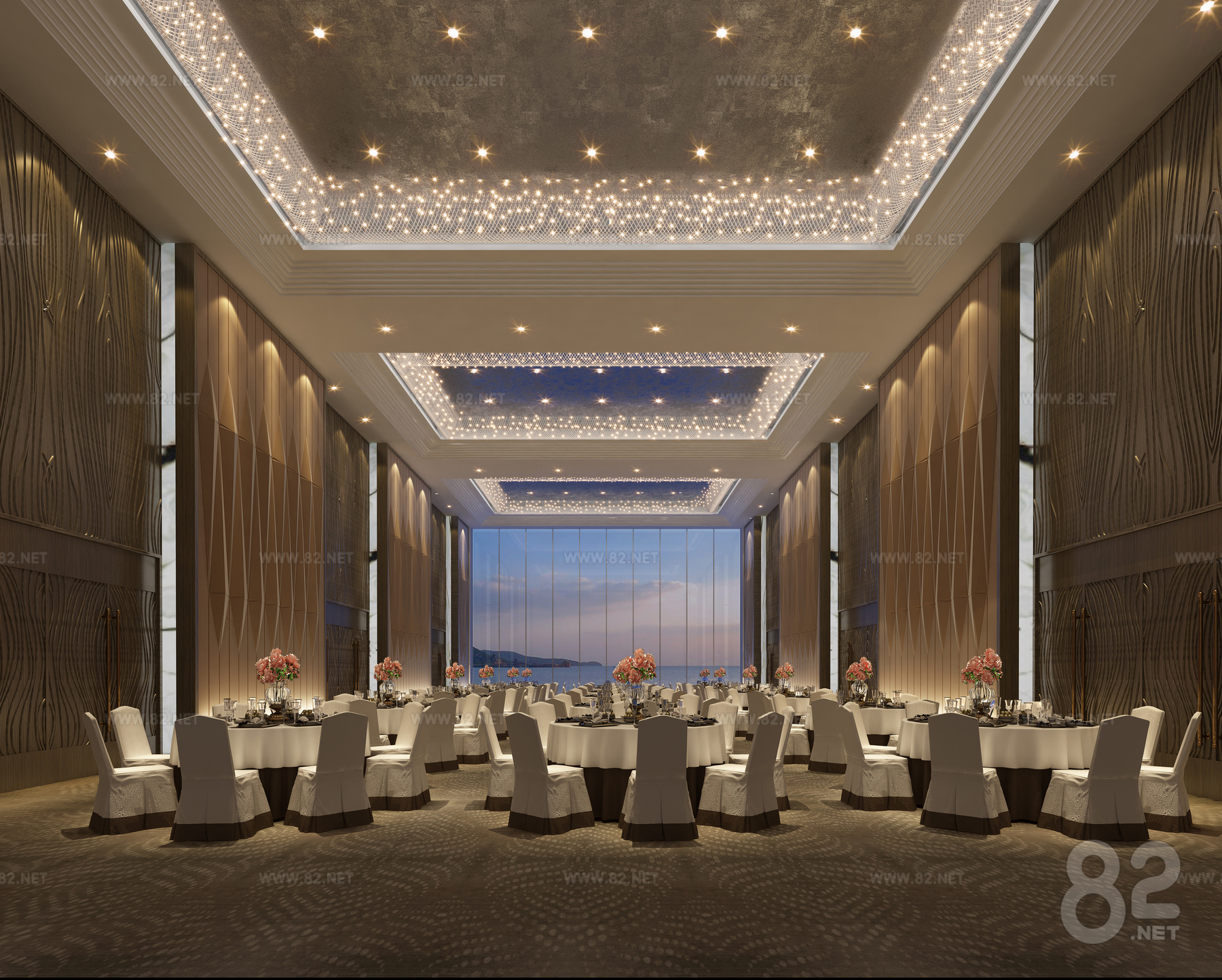 Multifunctional Banquet Hall of Chinese Hotel download | 3Ds Max(.max ...