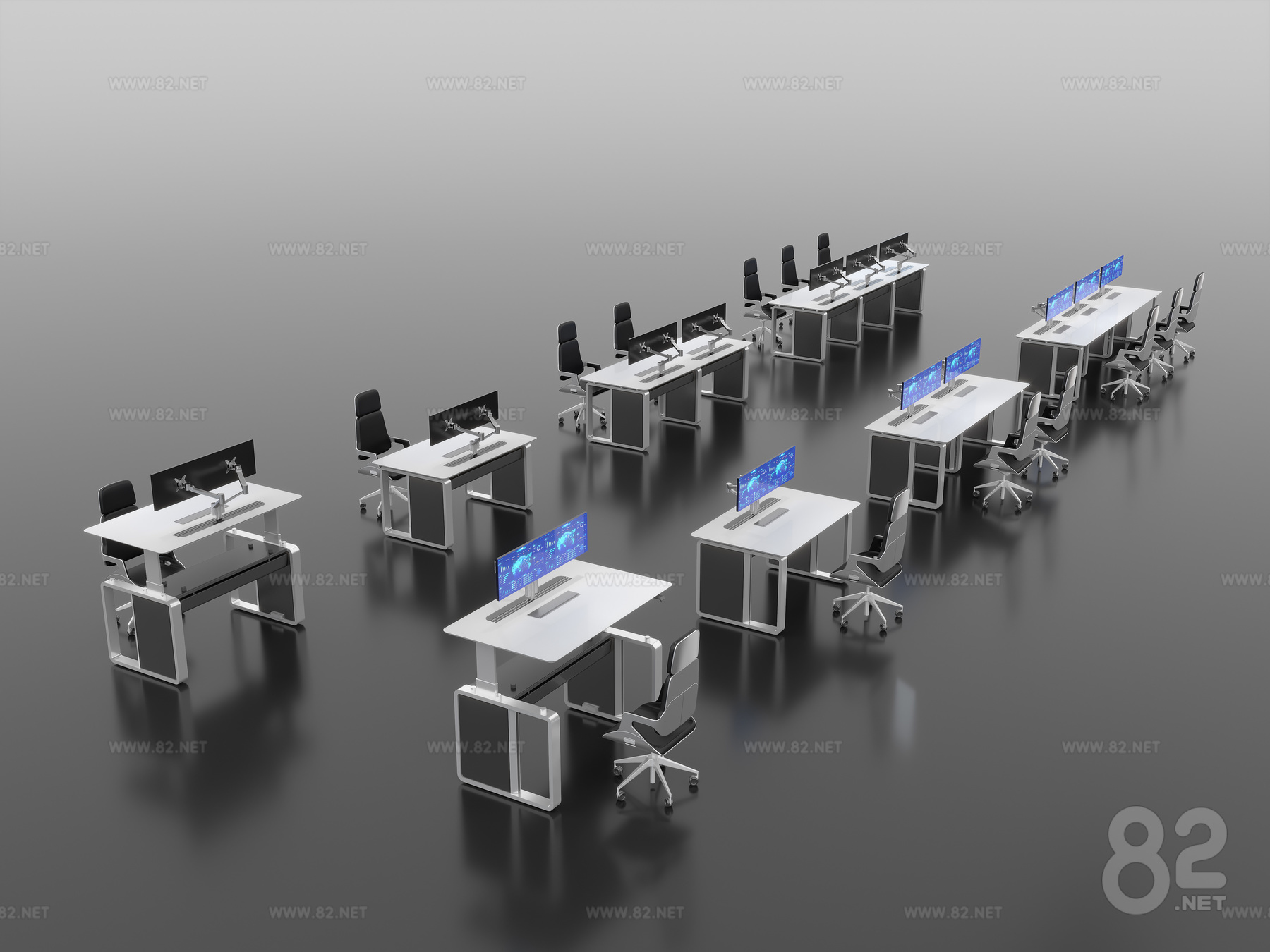 Workbench Command Center Console Desk Operator Intelligent Table ...