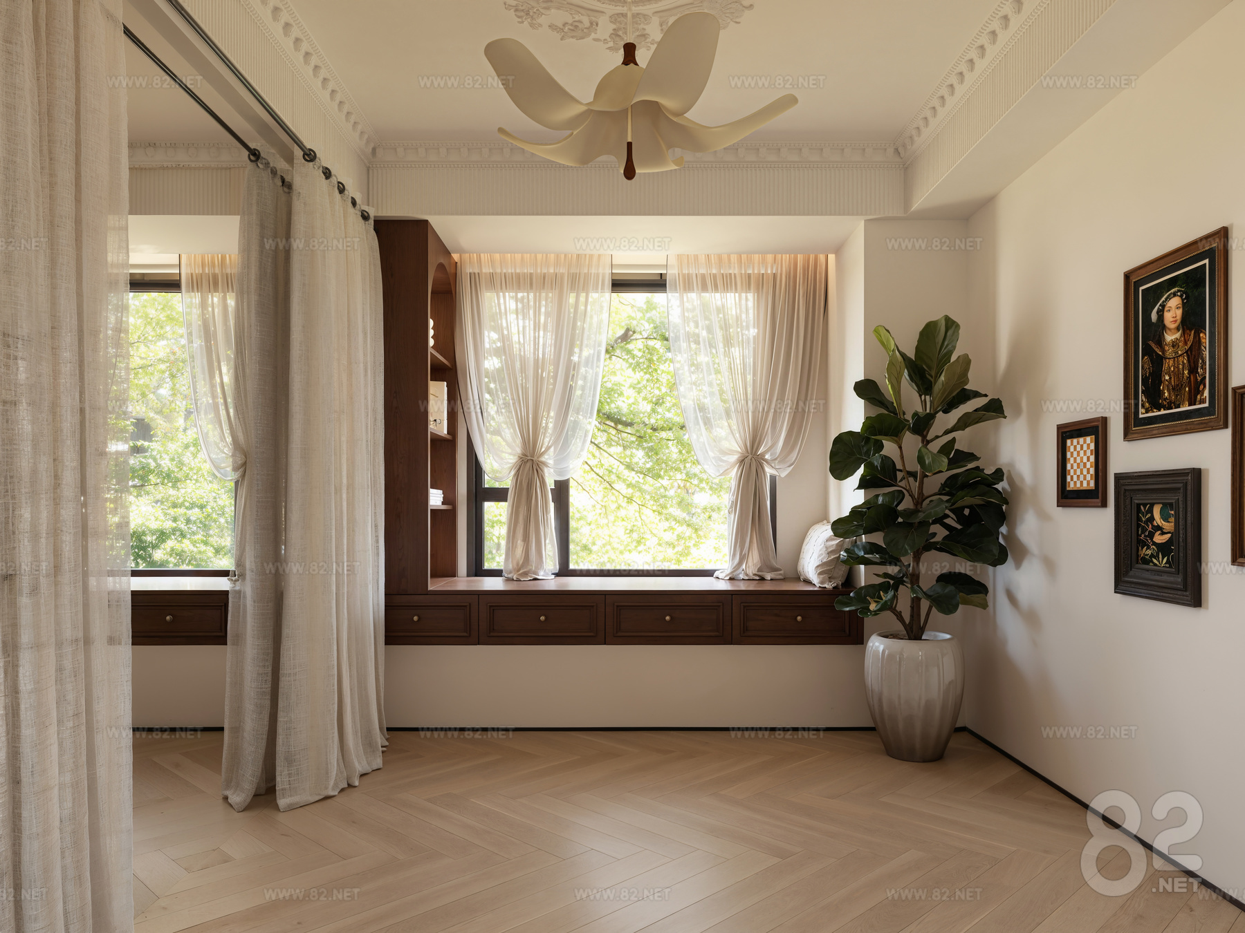 Cream medieval retro leisure area dance room download | 3Ds Max(.max ...