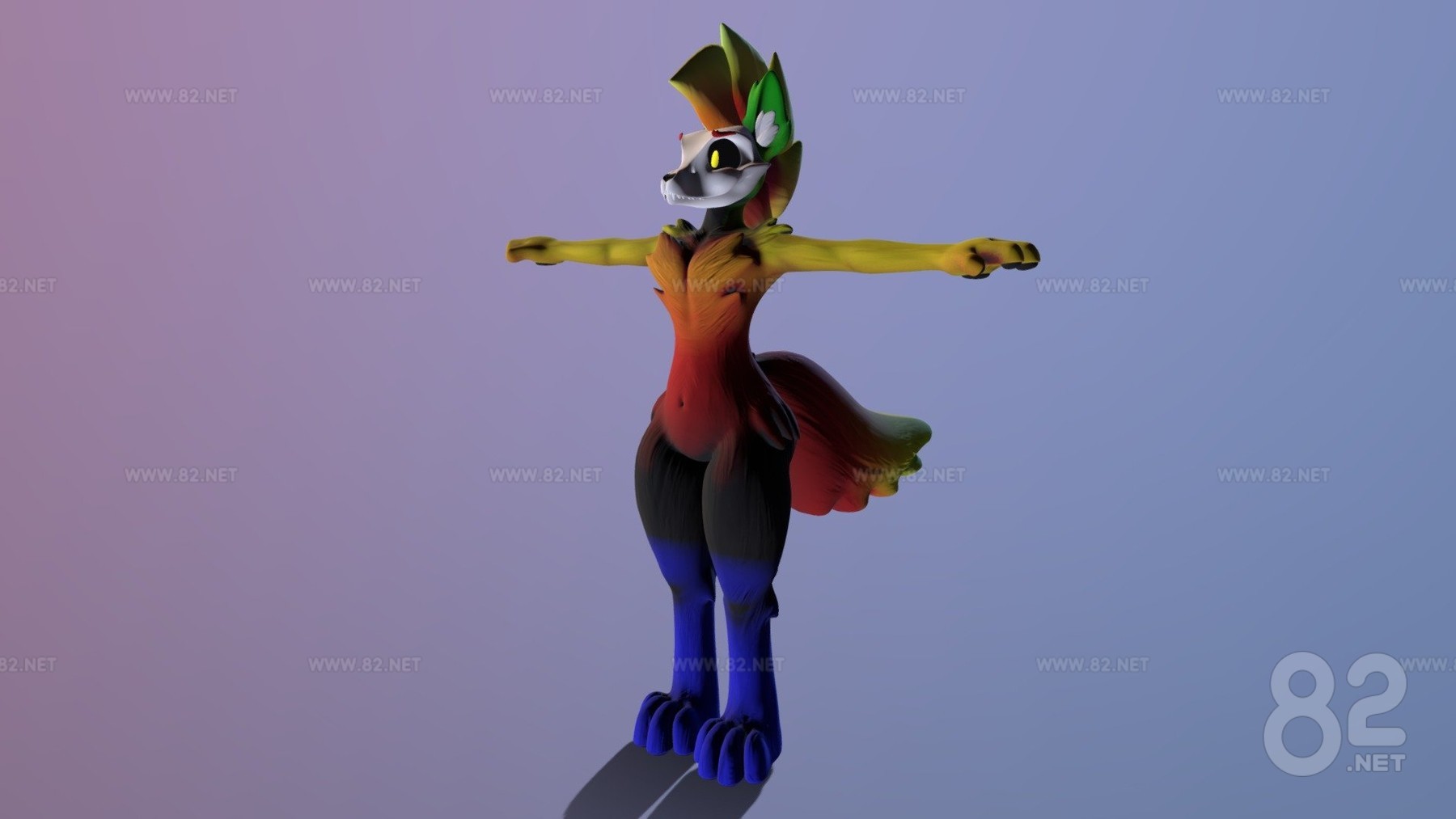 Skull Dog-VRChat and VTuber avatar 3d model download | 3Ds Max(.max ...