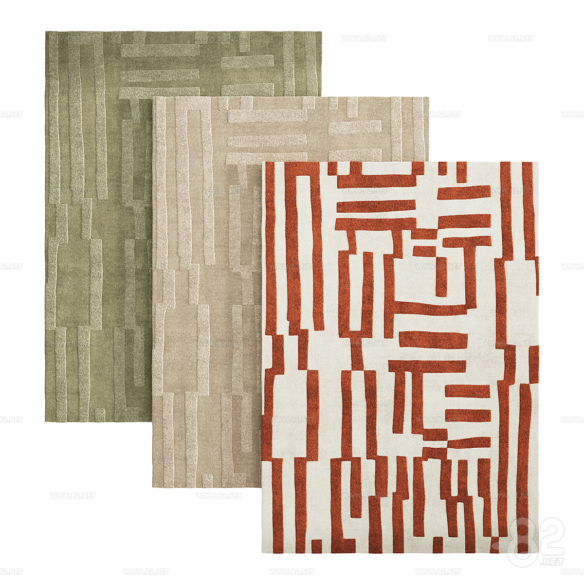 Modern Cream Wool Fabric Carpet download | 3Ds Max(.max) - 82Models