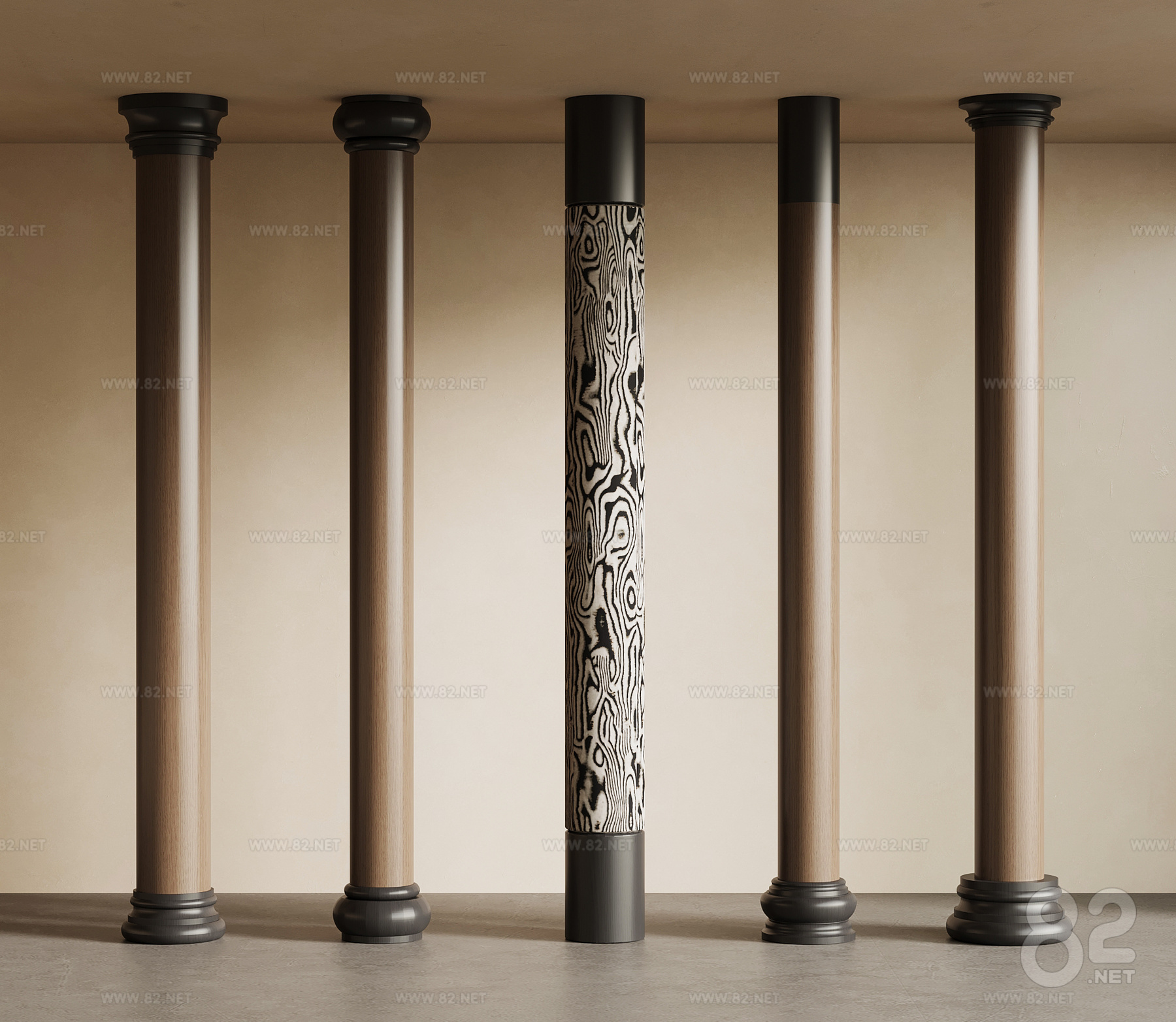 Modern Italian Column Cylindrical Decorative Column download | 3Ds Max ...