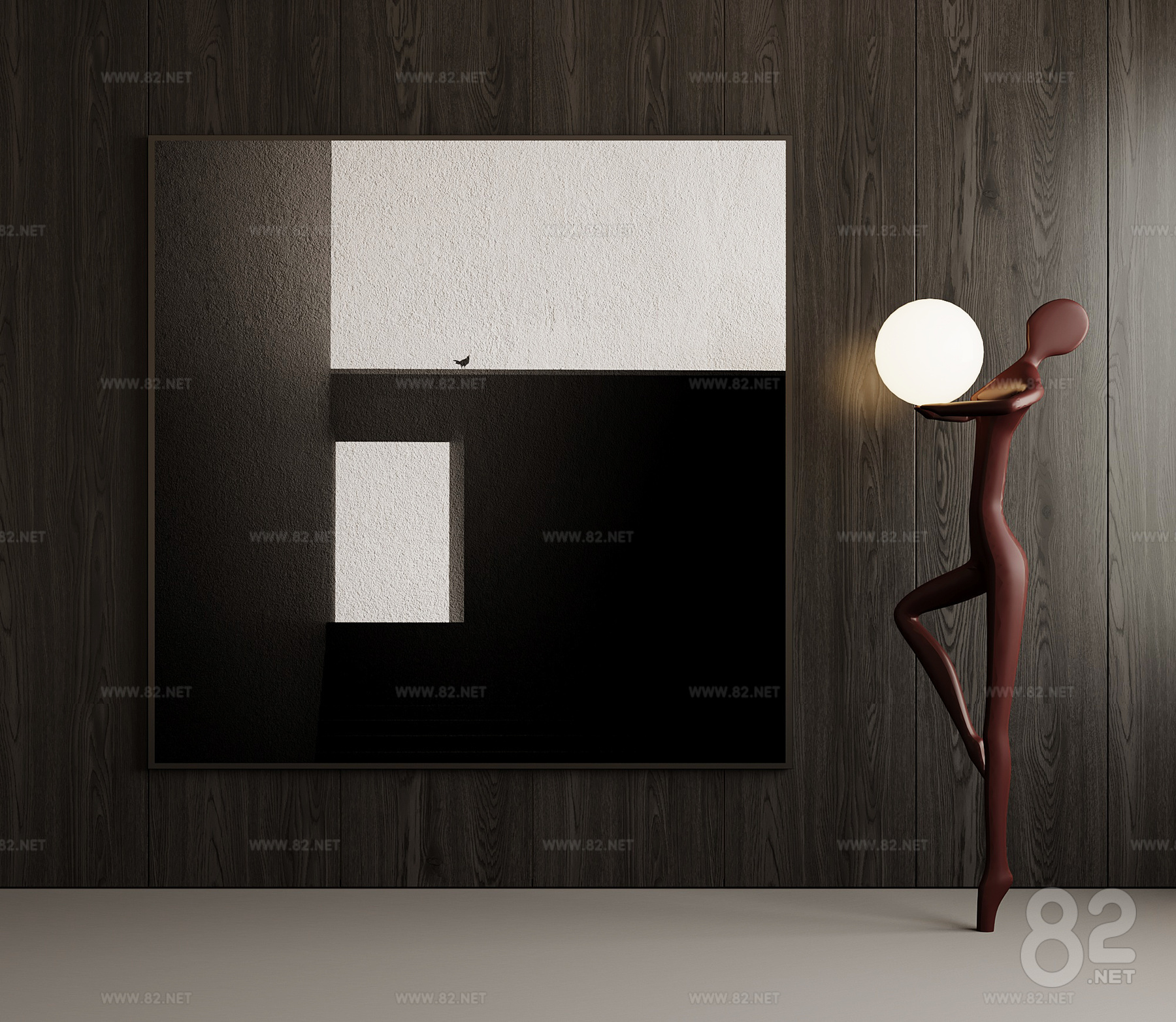 Modern Italian Hanging Painting Calligraphy and Painting Living Room ...