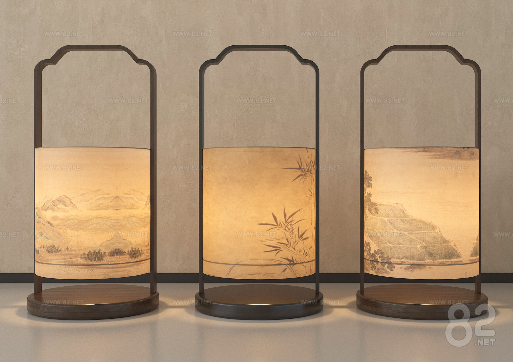 Neo-Chinese Style Table Lamp download | 3Ds Max(.max) - 82Models