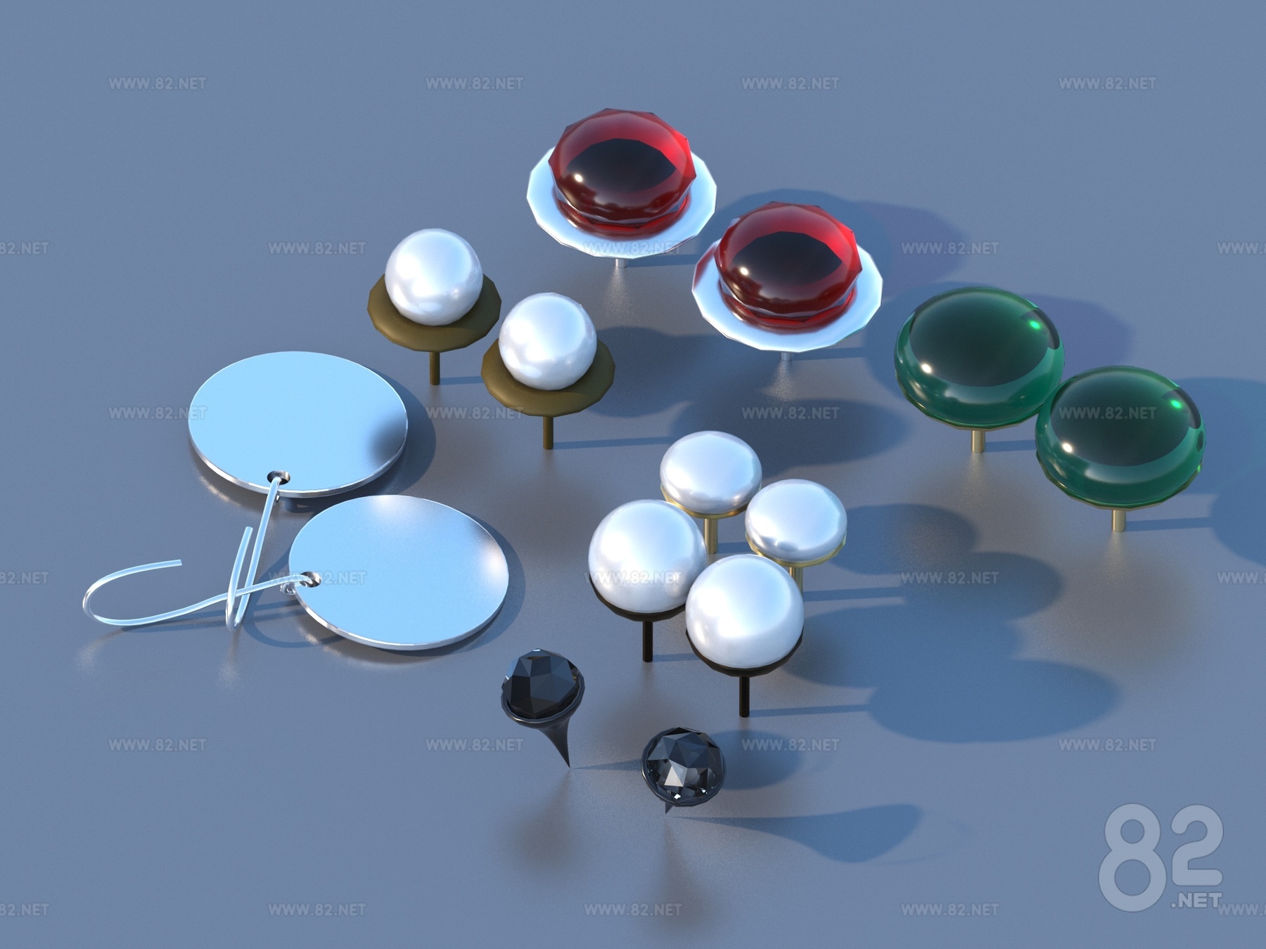 Jewelry Earrings Pendant Pendant download | 3Ds Max(.max) - 82Models