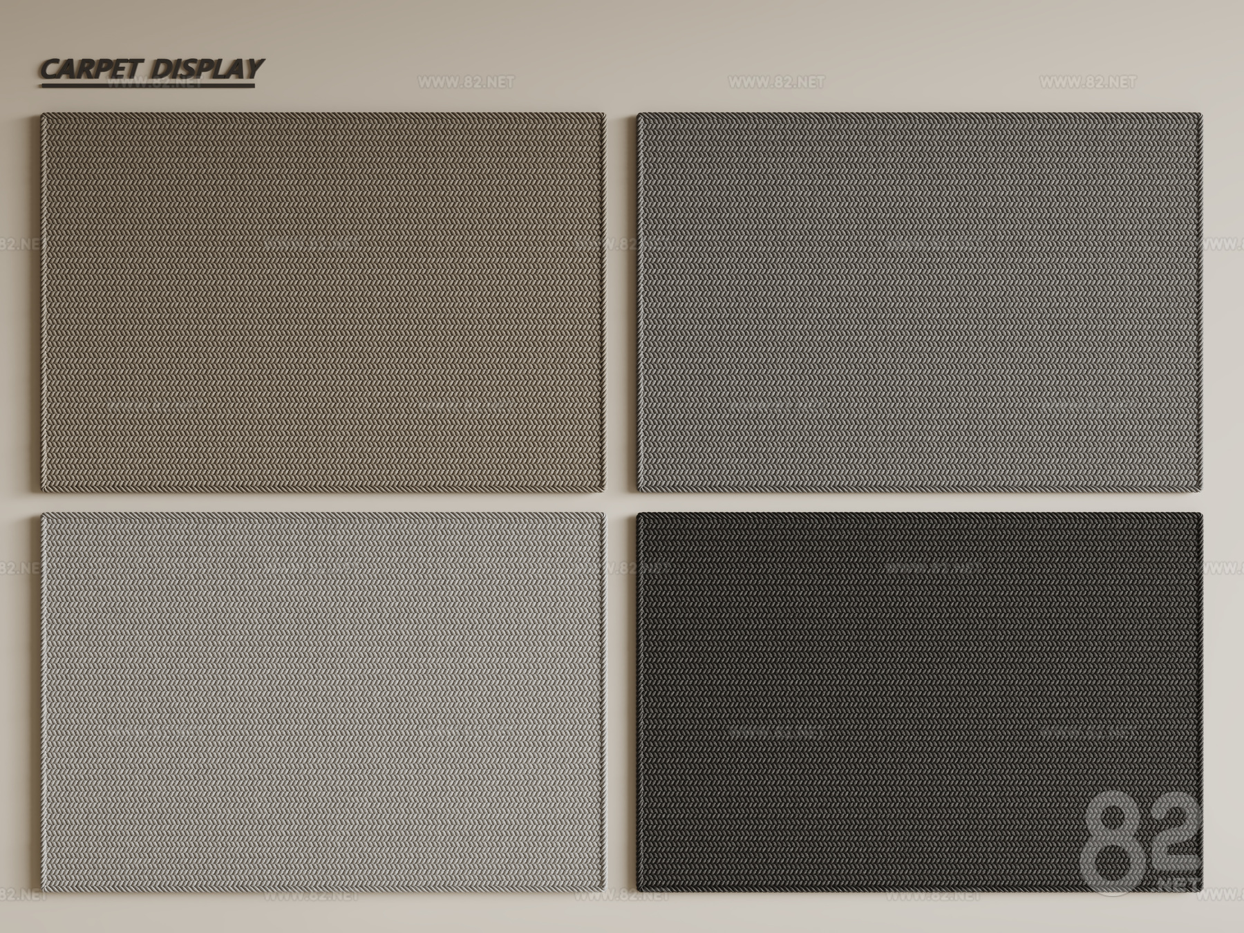 Modern Simple Carpet Square Carpet Coarse Carpet Office Carpet Plain ...