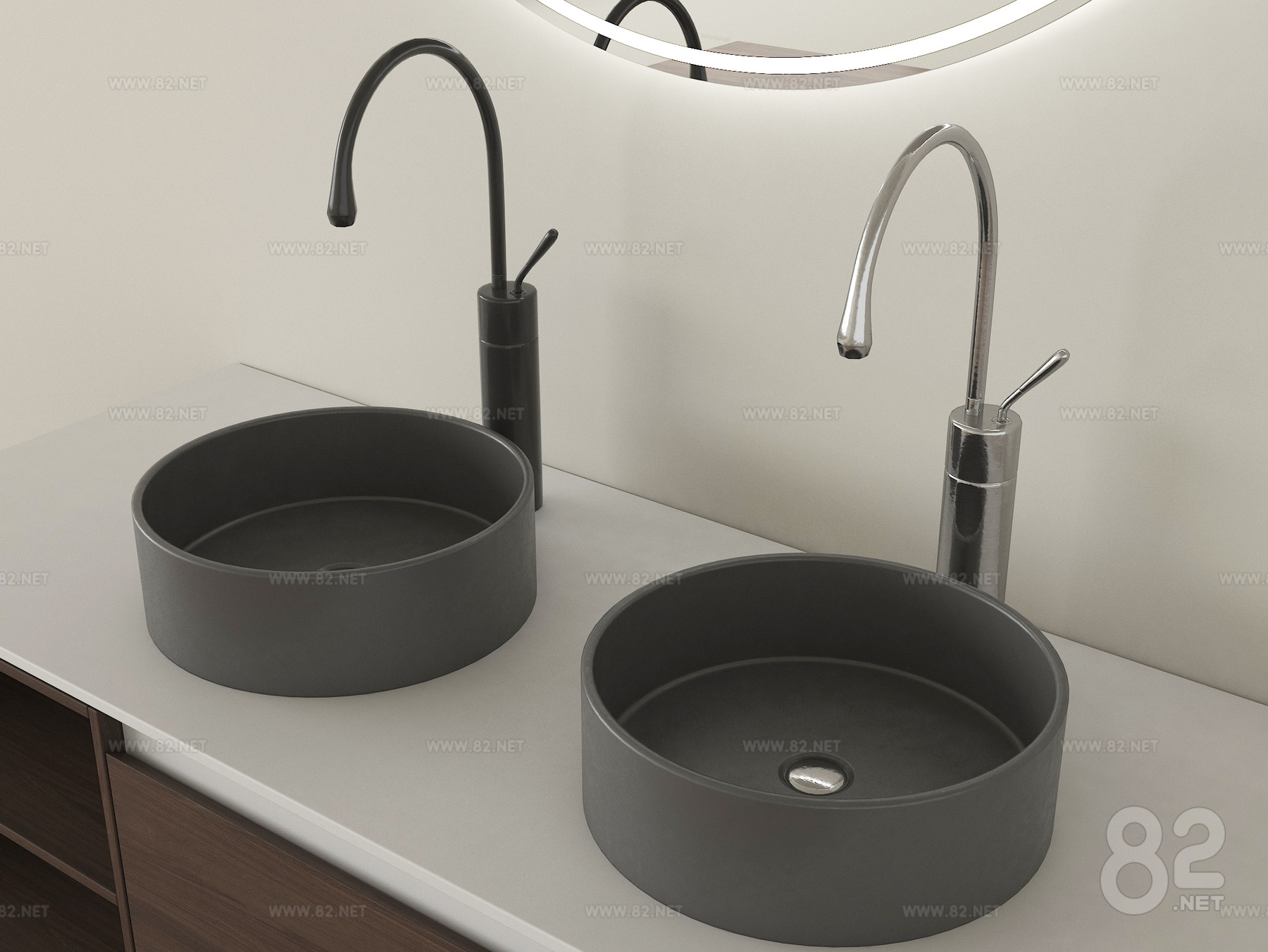 Modern counter basin wash basin faucet download | 3Ds Max(.max) - 82Models