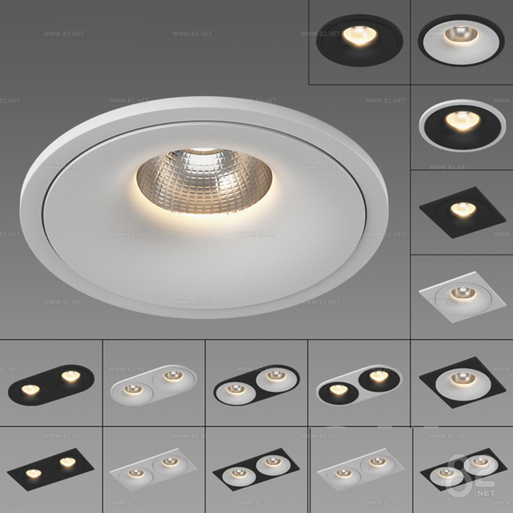 Japanese style spotlight bucket lights Downlight download | 3Ds Max ...