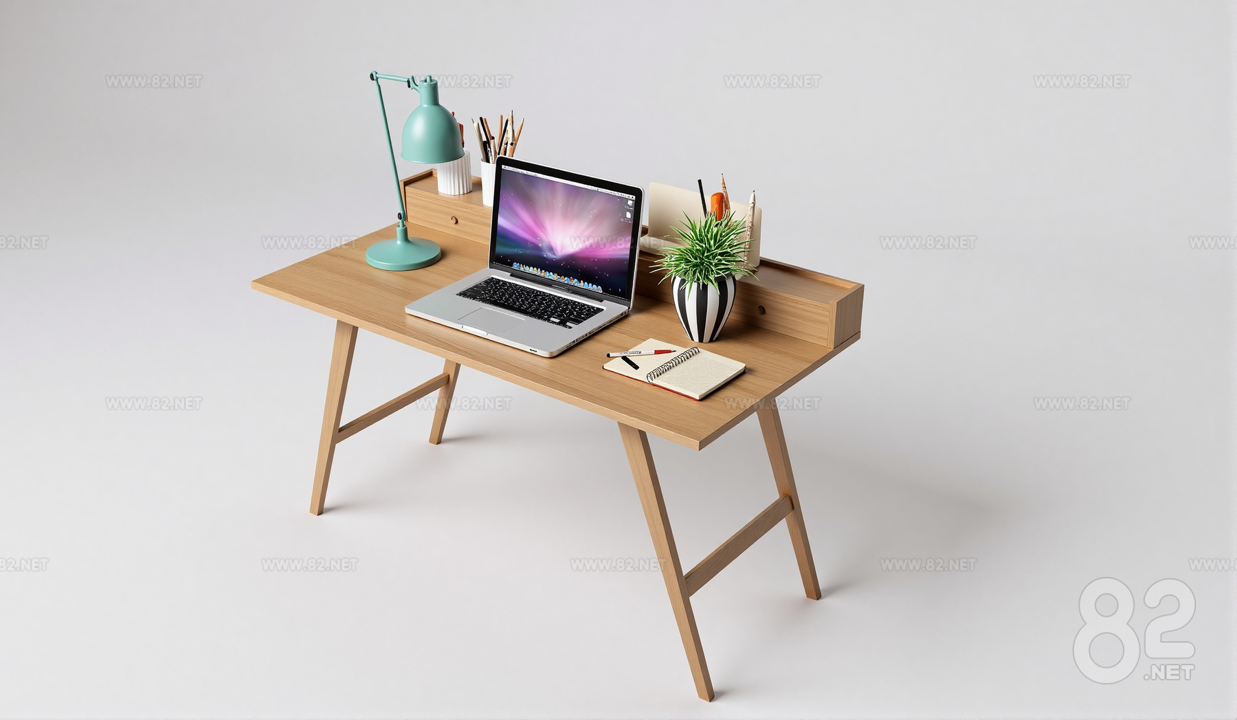 Modern Desk and Chair Work Table Bookcase Decoration Study download ...