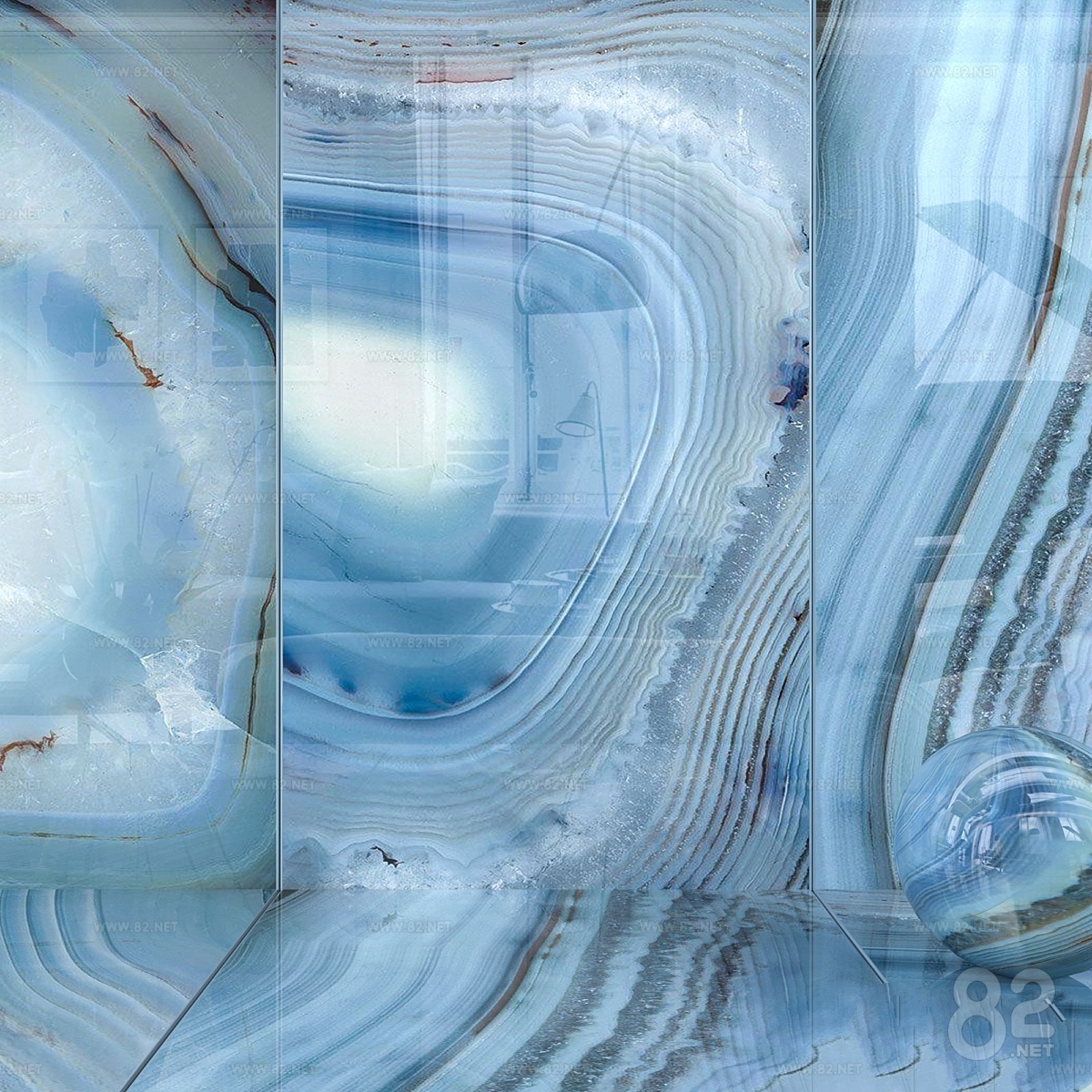 Wall tile 247 blue agate download | 3Ds Max(.max) - 82Models