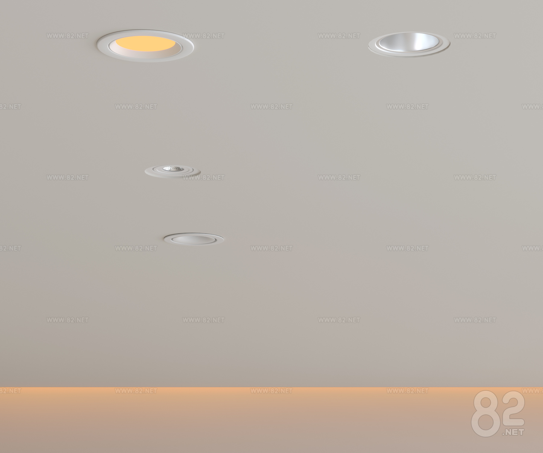 Modern minimalist Downlight magnetic attraction track spotlight open ...