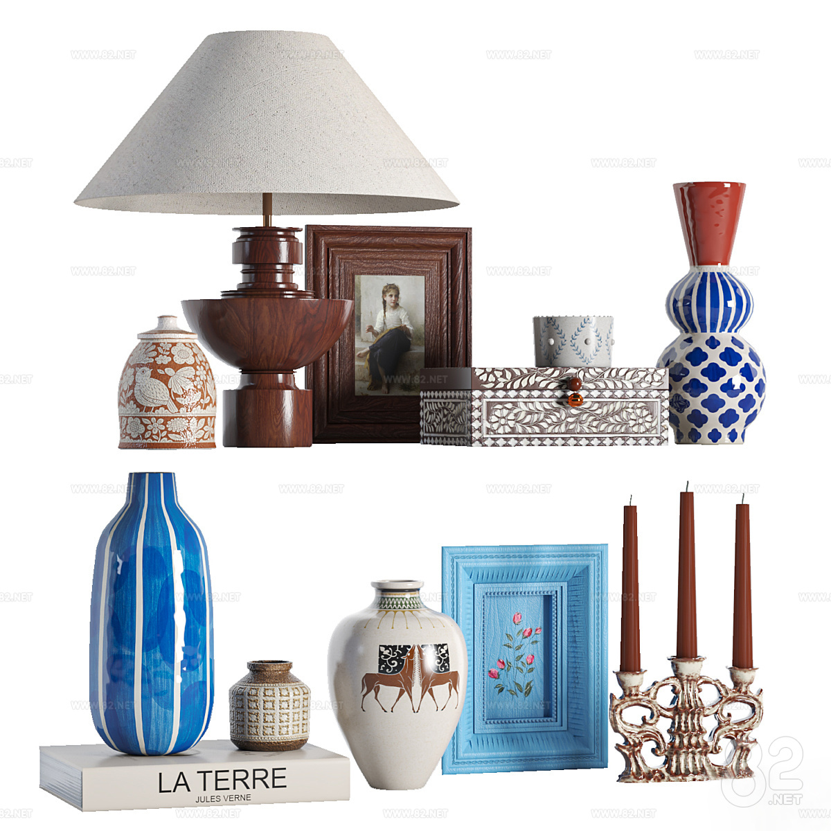 Jewelry combination download | 3Ds Max(.max) - 82Models