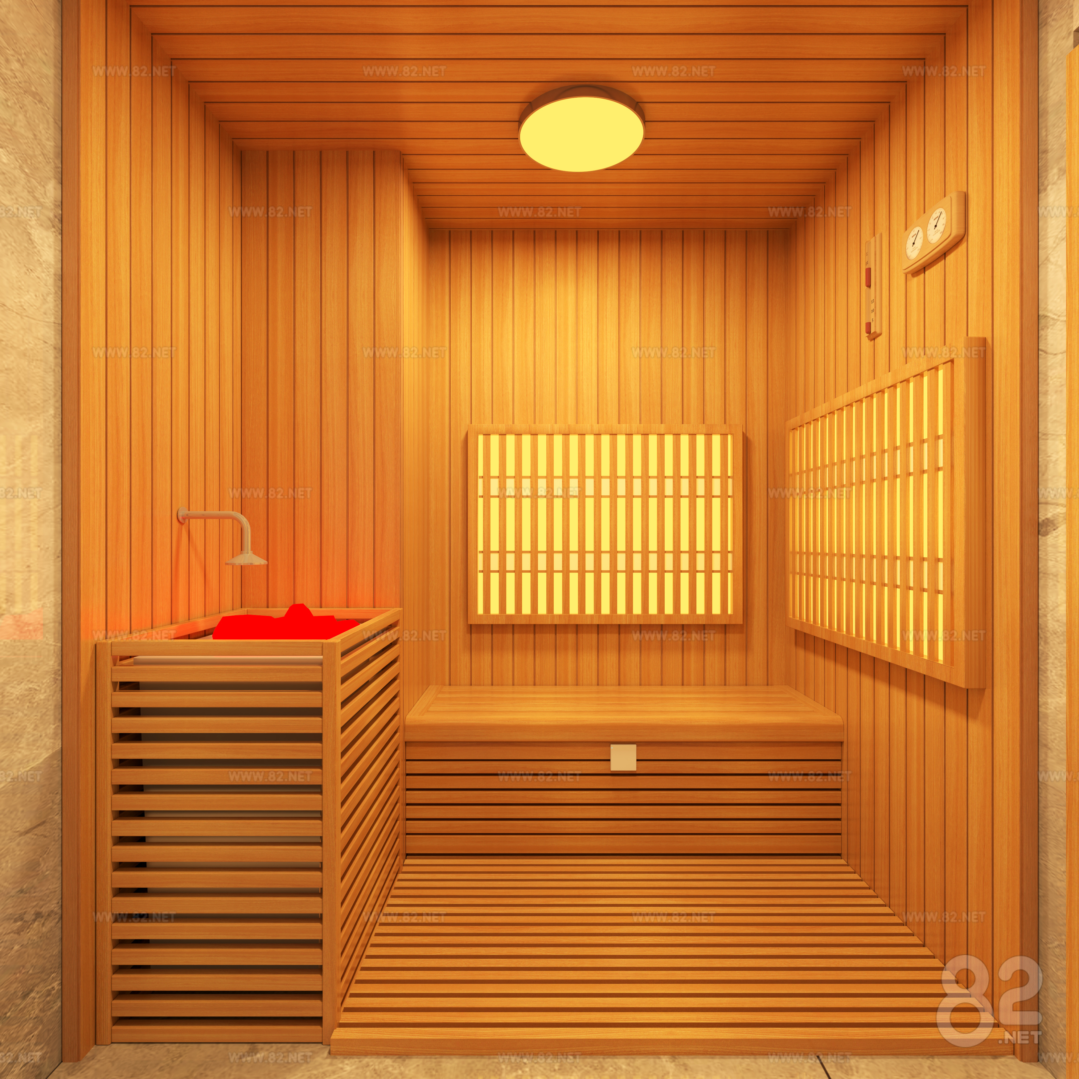 Sauna Room download | 3Ds Max(.max) - 82Models