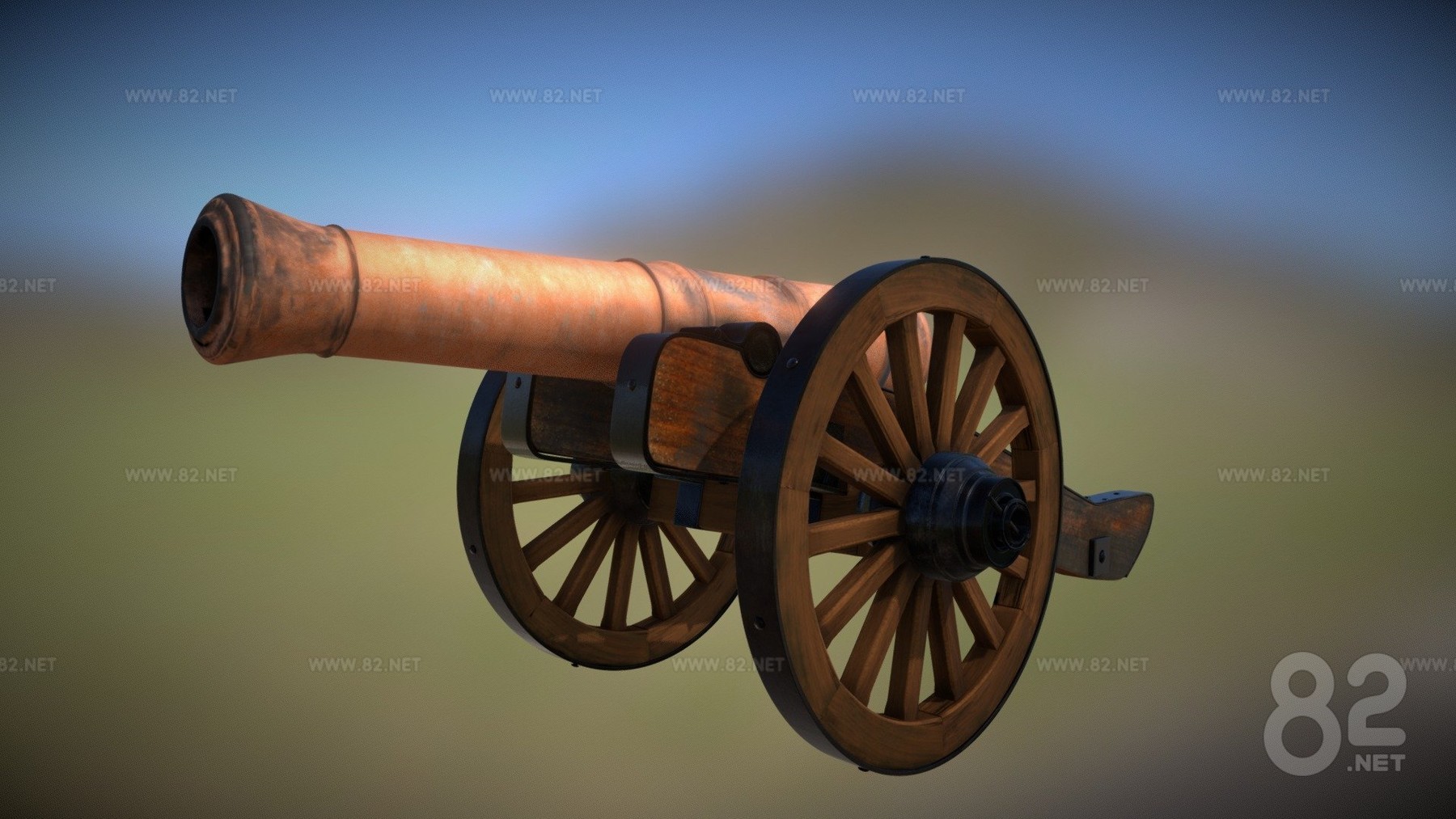 Medieval Cannon download | 3Ds Max(.max) - 82Models