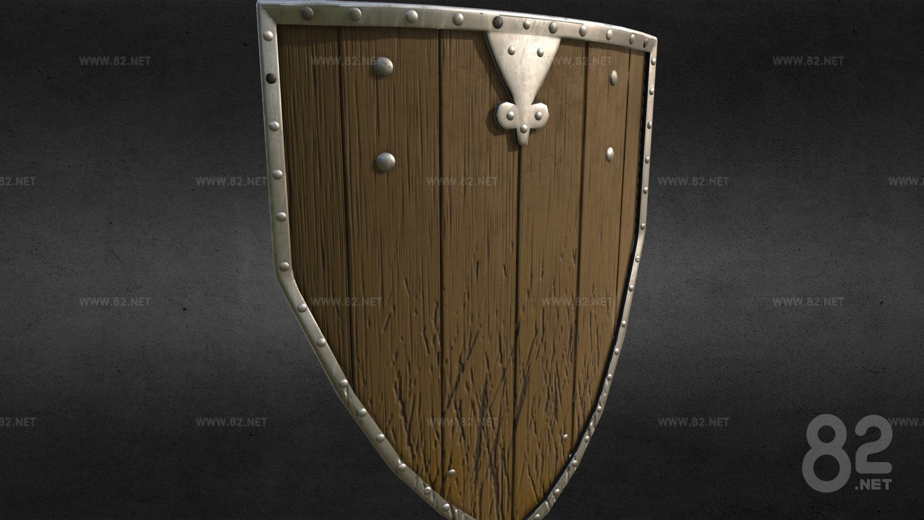 Simple kite-shaped shield download | 3Ds Max(.max) - 82Models