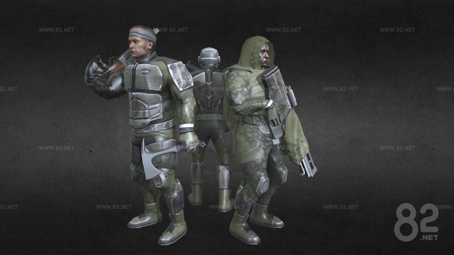 Dragon Tooth Mercenary download | 3Ds Max(.max) - 82Models