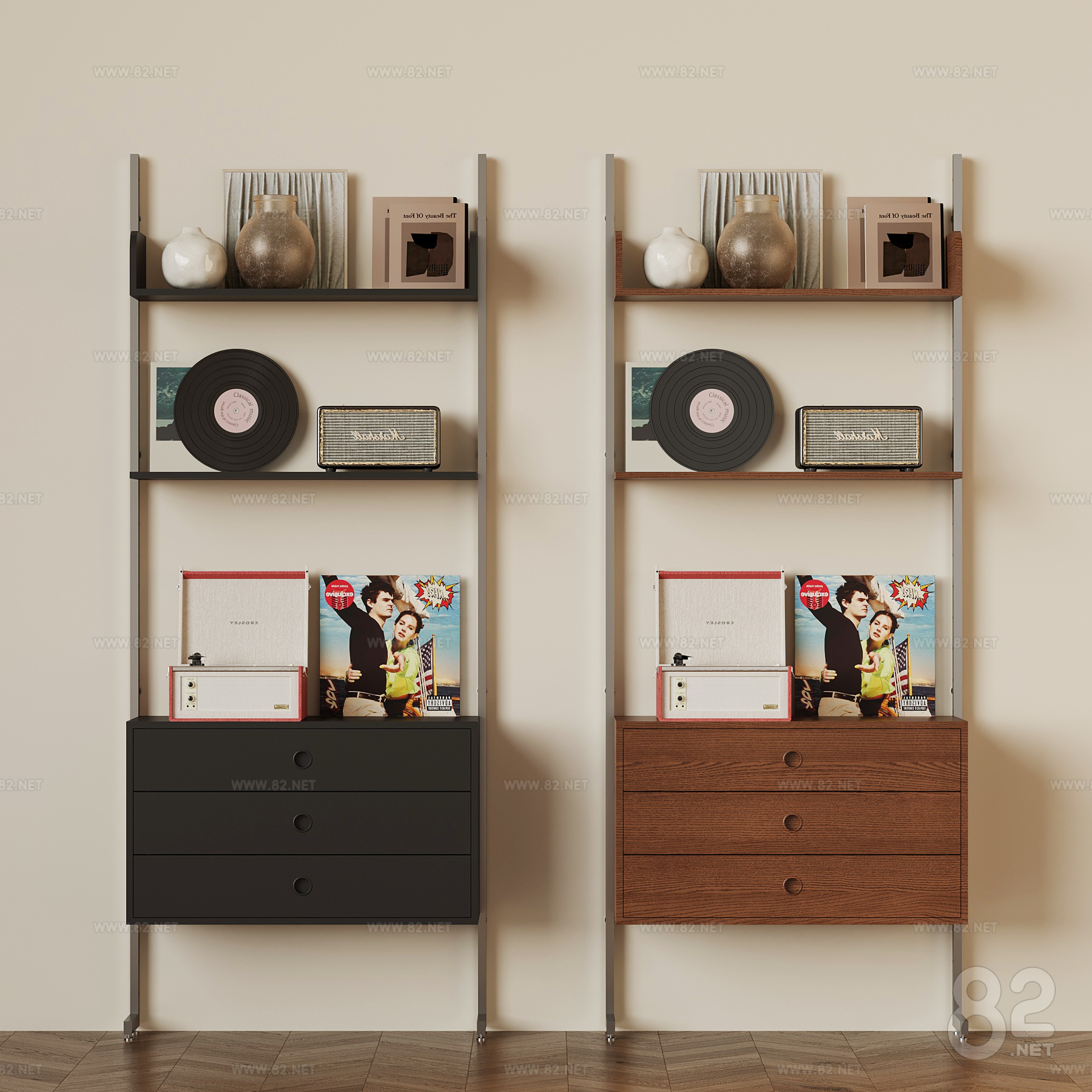 Modern Vintage Storage Rack download | SketchUp(.skp) - 82Models