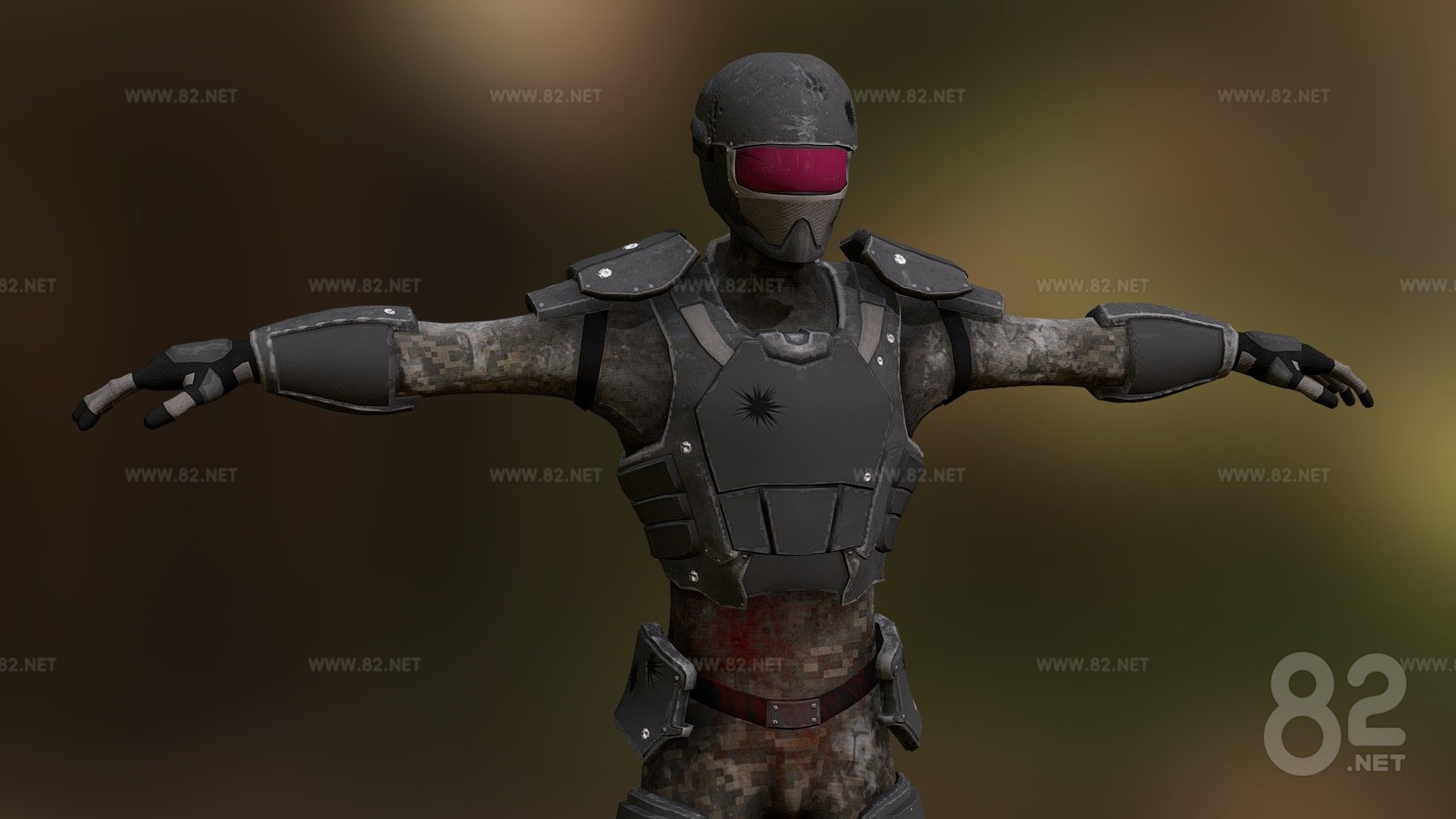 Armored Soldier download 3D Model | 3Ds Max(.max) - 82Models