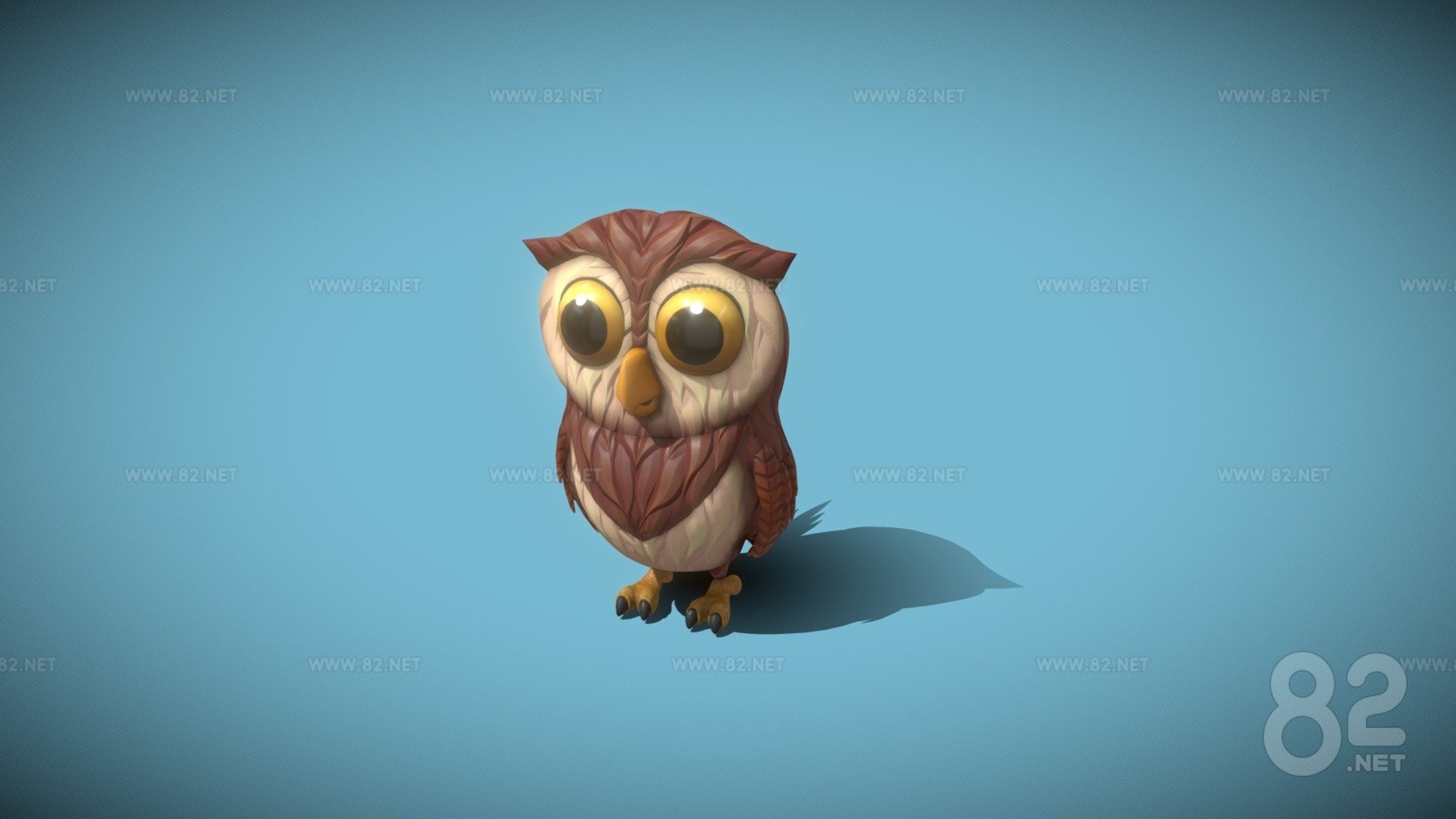 Cartoon owl binding animation download | 3Ds Max(.max) - 82Models